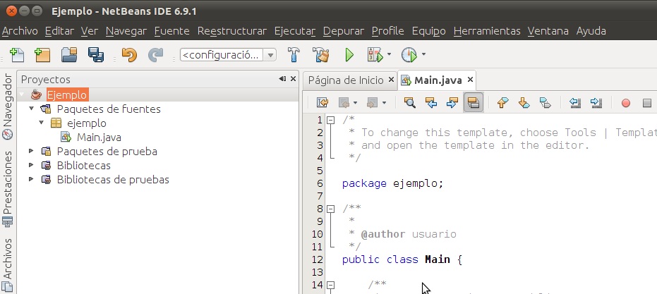 8.- Uso básico de entornos de desarrollo.