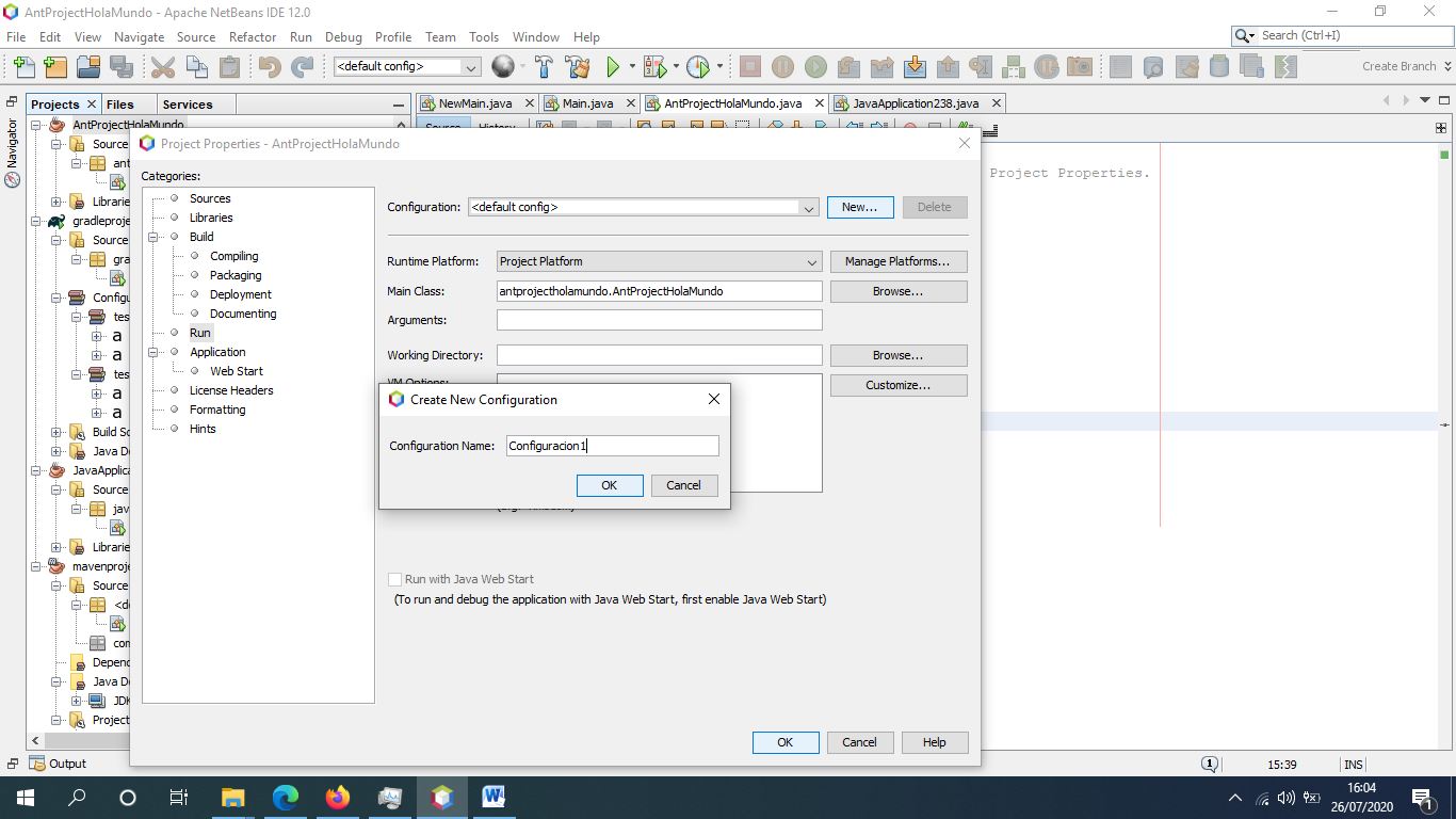 Anexo IV.- Configuración y personalización de NetBeans.