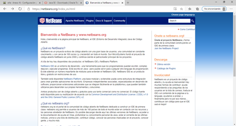Anexo III.- Instalación JDK y NetBeans en Windows
