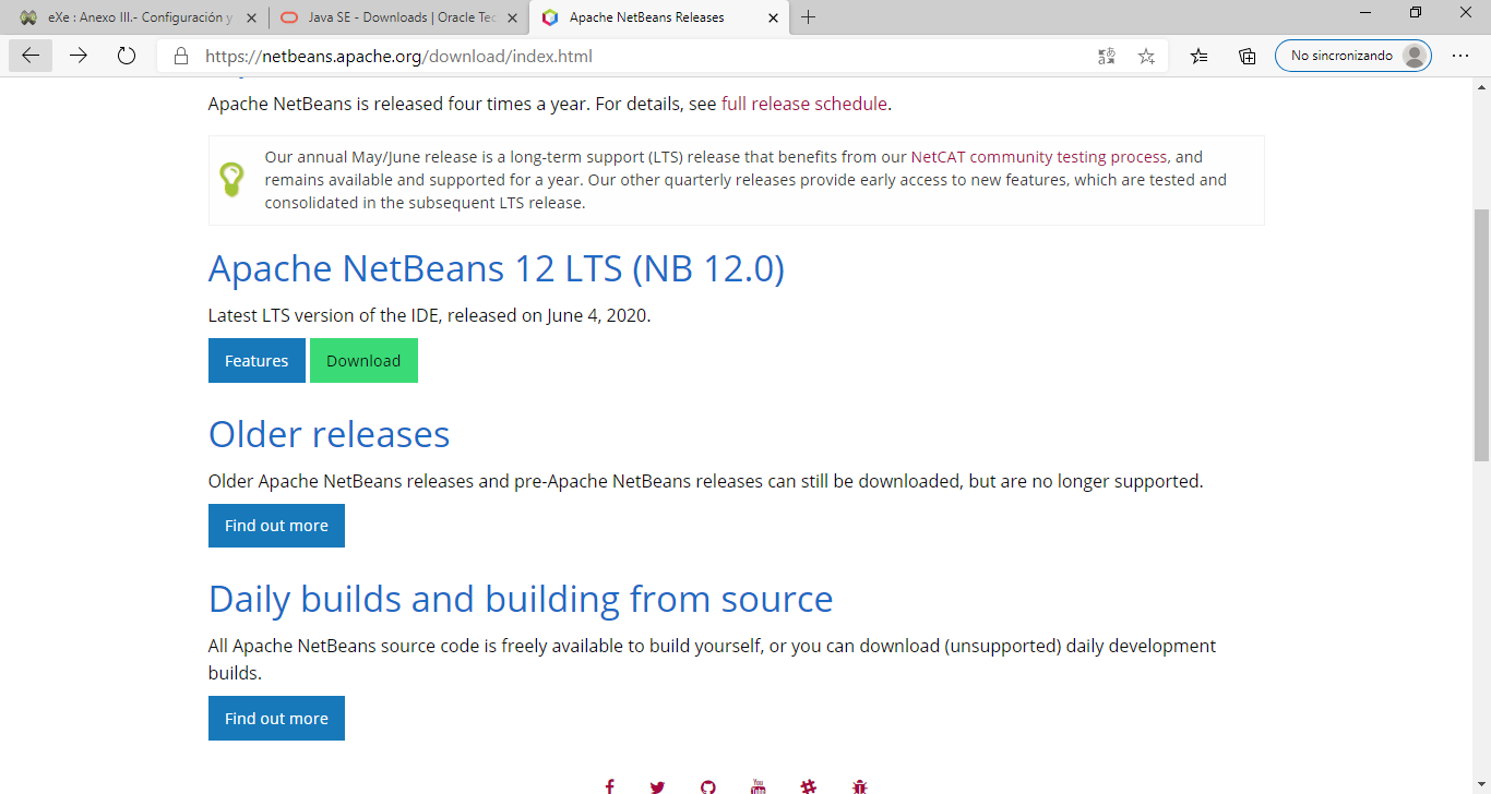 Anexo III.- Instalación JDK y NetBeans en Windows