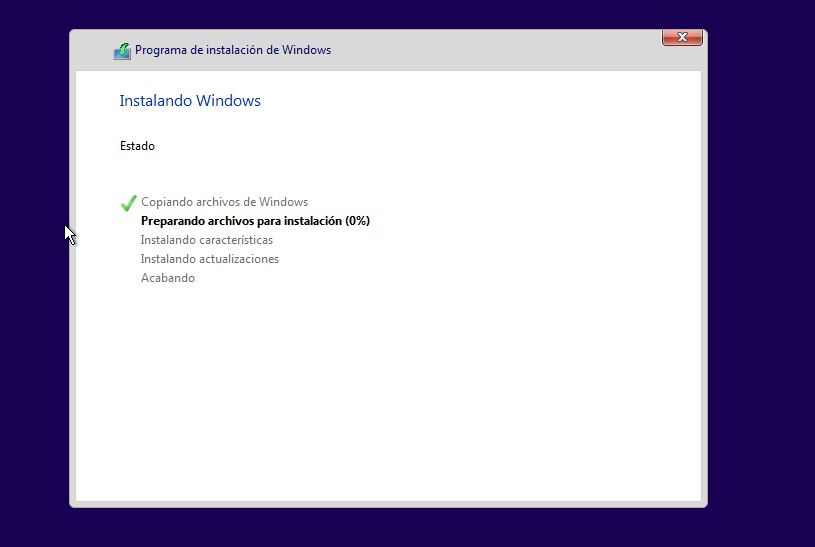 9.5.- PASO 5. Instalación de Windows. | SI01_Contenidos