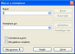 2.7.- Buscar y reemplazar texto. | AOF03.- Procesador de textos ...